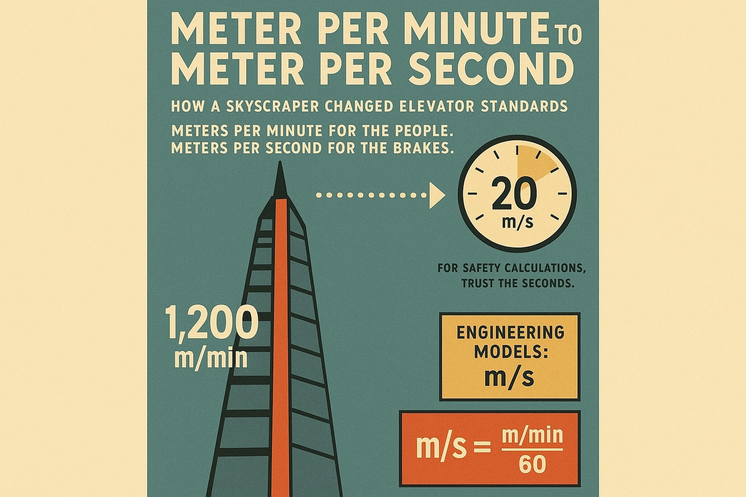 Umrechner von Meter pro Minute in Meter pro Sekunde - JetCalculator