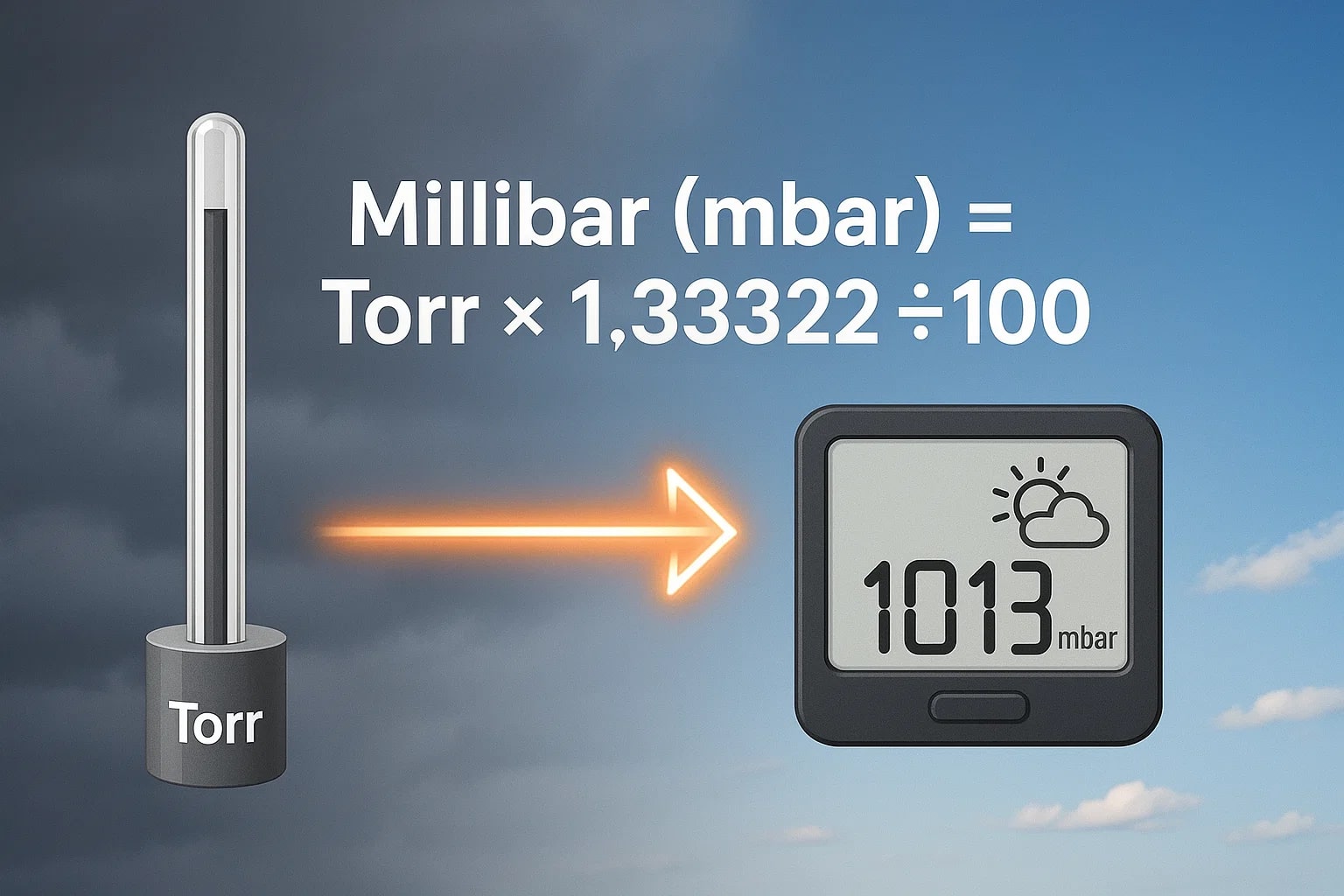 Umrechner von Torr in Millibar - JetCalculator